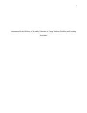 Teaching And Learning Activities For Sexuality Education In Course Hero