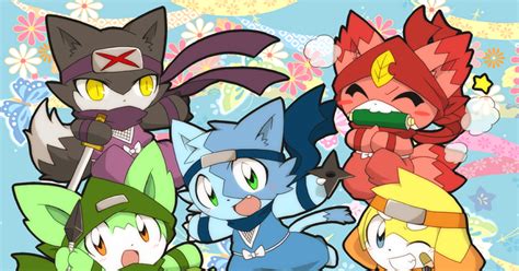 ケモノ アニフレ忍者隊！ こぎのきゐのイラスト Pixiv