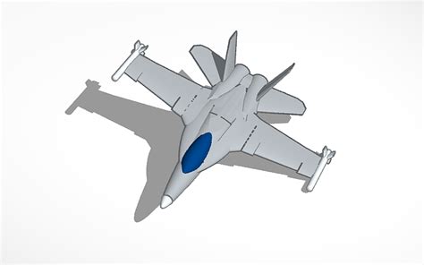3d Design F A 18 Super Hornet Tinkercad