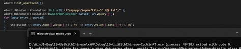 Cwinrt Does Not Correctly Handles Chinese Characters Using Windows
