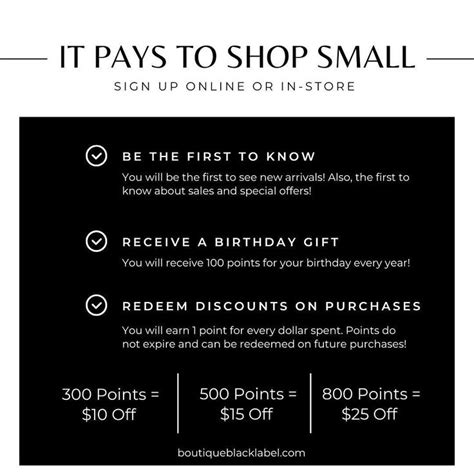 Boutique Black Label On Instagram Join Our Rewards Program And Start
