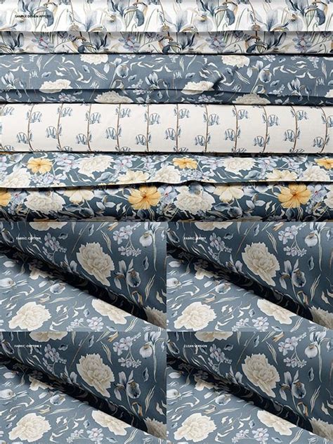 Fabric Stack And Roll Mockup Set Artofit
