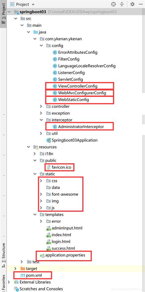 Springboot2 引用静态资源文件和设置拦截器以及装饰图标sprintboot No Static Resource Favicon