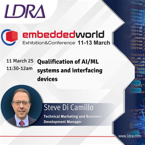 Ldra Limited On Linkedin Ldra Embeddedworld2025 Ai Ml