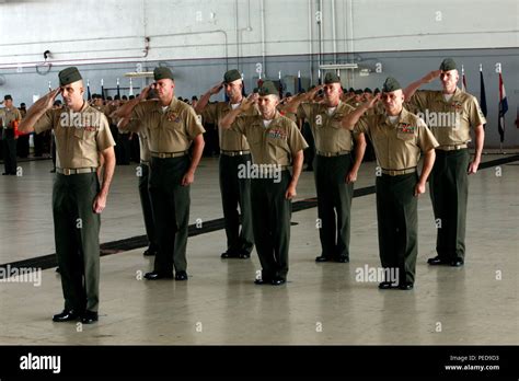 Marines Salute Maj Gen Gary L Thomas The Commanding General Of 2nd