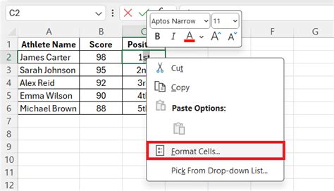 how to write 1st 2nd 3rd in excel fast myexcelonline