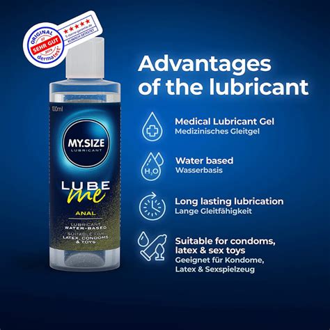 Mysize Lube Me Anal Water Based Lubricant ️ Worldcondoms