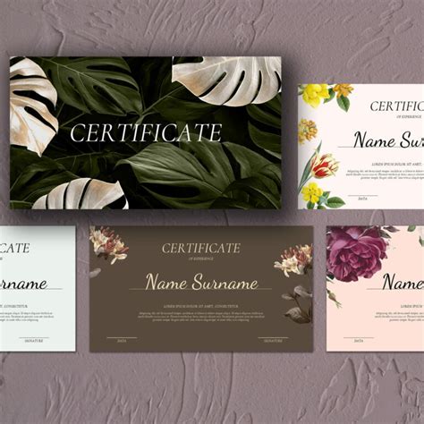 Powerpoint Certificate Template Masterbundles