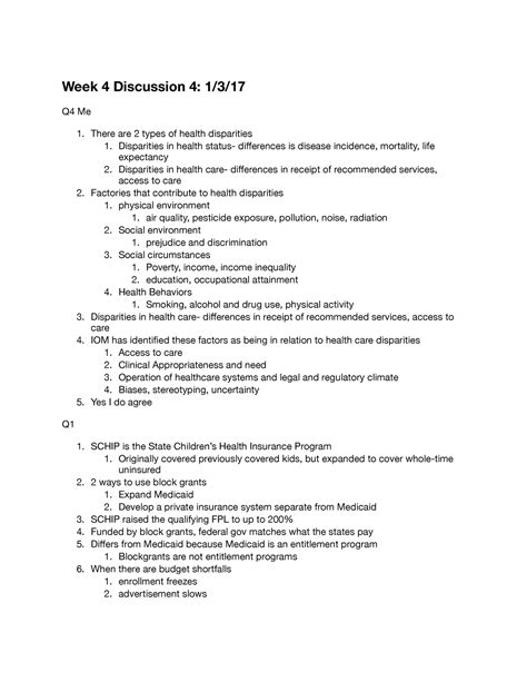 Hit Pol 100 Week 4 Discussion 4 Discussion Notes Week 4