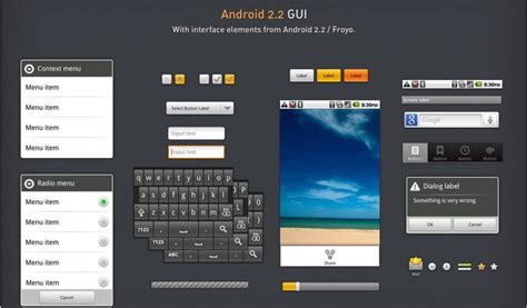 Android Gui Design Template 40 Free Gui Templates For Android And Iphone Creativecrunk