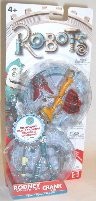 Robots The Movie Rodney Cobberbottom Piper Pinwheeler Action Figures