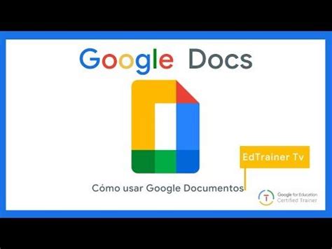 Cómo usar Google Docs Trabajar en equipo Tutorial Workspace YouTube