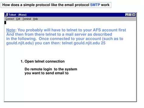 PPT How Does A Simple Protocol Like The Email Protocol SMTP Work PowerPoint Presentation ID