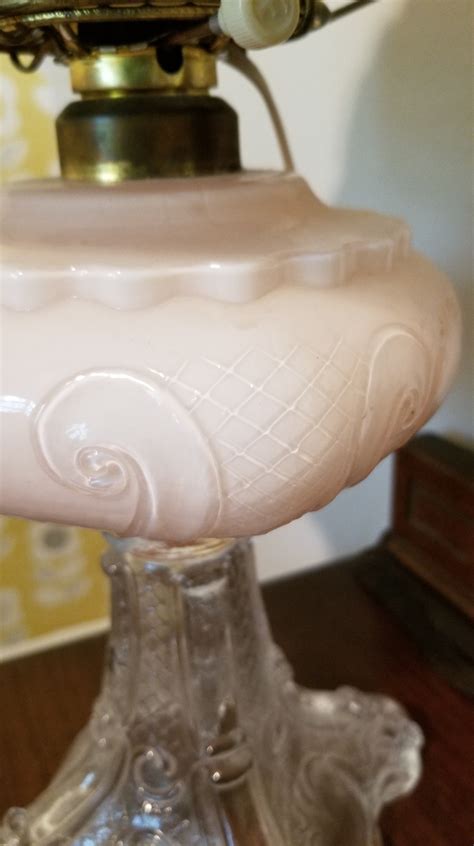 Antique Converted Eapg Princess Feather Glam Glass Sewing Oil Etsy