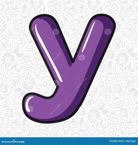 Alphabet Small Letter Y Latter Art Alphabet Vector Font Vector