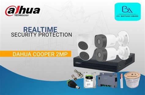 PAKET CCTV DAHUA 4 CH