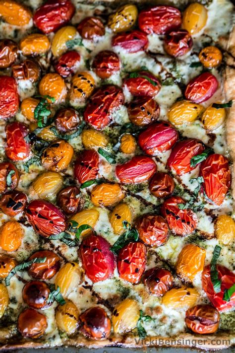 Caprese Tart At Home With Vicki Bensinger