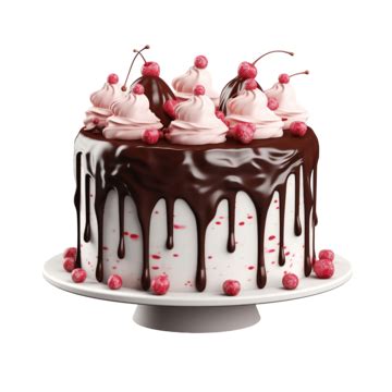 3d Illustration Birthday Cake Object 3d Object Render PNG