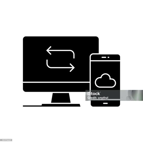 동기화 아이콘 솔리드 스타일 웹 페이지 모바일 앱 Ui Ux 디자인을 위한 벡터 아이콘 디자인 요소 0명에 대한 스톡 벡터 아트 및 기타 이미지 Istock