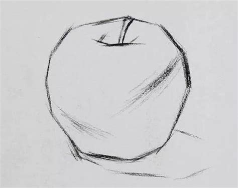 素描静物绘画步骤之素描苹果画法教程 知乎