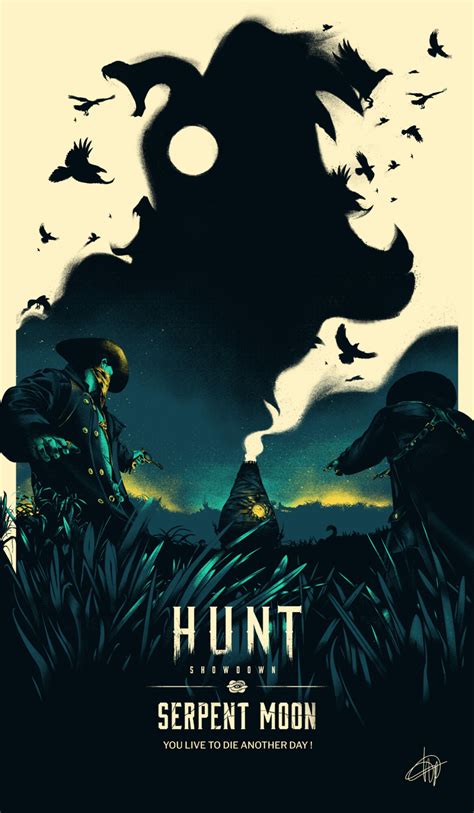 Hunt Showdown Serpent Moon Poster Art Poster By Quentin Marroule