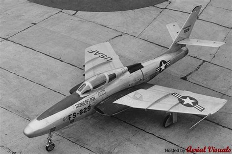 Aerial Visuals Republic Rf 84f 1 Re Thunderflash Sn 51 1829 Usaf