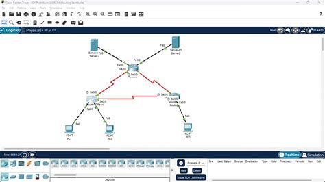 4 Simulasi Routing Dinamis Menggunakan Cisco Packet Tracer Youtube