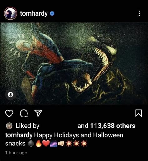Sem Querer Tom Hardy Pode Ter Confirmado Venom Em Homem Aranha 3