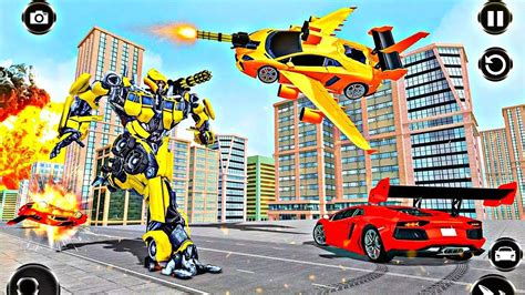 Optimus Prime Multiple Transformation Jet Robot Car Game 2020 Android