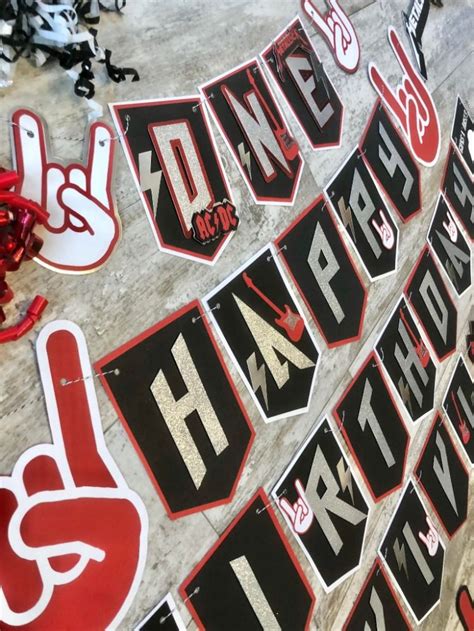 Complete Your Rockstars Party With These Personalized Rock Theme