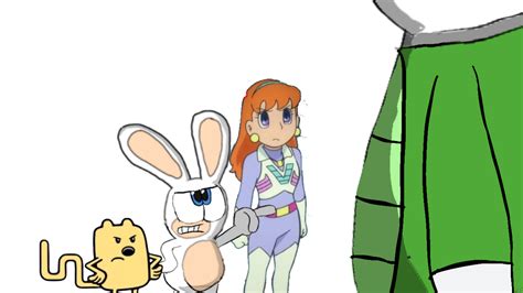 Wow Wow Wubbzy Wubbzy Rabbid And Kelly Mad By