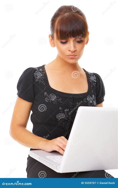 Computer Worker Stock Image Image Of Fresh Clever Business 5559707