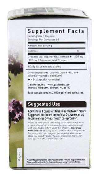 Gaia Herbs Thyroid Support Liquid Phyto Capsules 60 Vegetarian Capsules