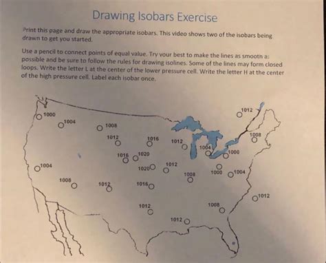 Solved Print This Page And Draw The Appropriate Isobars