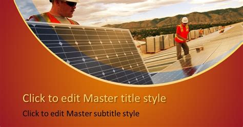 Énergie Solaire Powerpoint Modéles thémes et présentations Powerpoint gratuits