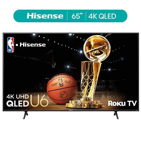 Hisense 65 Class U6hr Series Qled 4k Uhd Roku Smart Tv 65u6hr 2024
