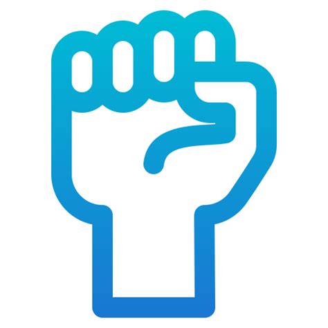 Fist Generic Gradient Icon