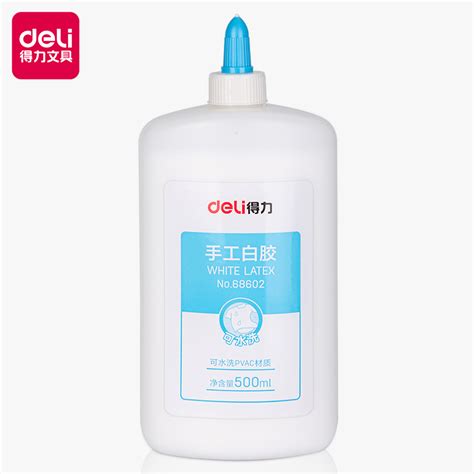 【店铺满100元起送】得力68602 手工白胶500ml 瓶 融创集采商城