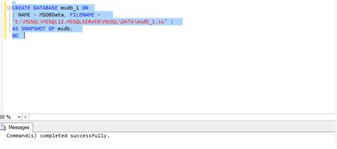 Dba Interview Question Can We Create A Snapshot For Msdb System Database Mirza Husain