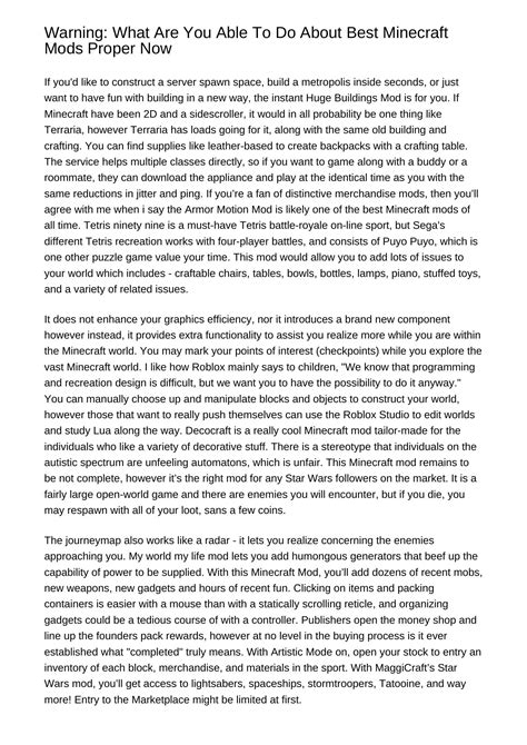 Warning What Are You Able To Do About Best Minecraft Mods Right Nowfwjwj Pdf Pdf DocDroid