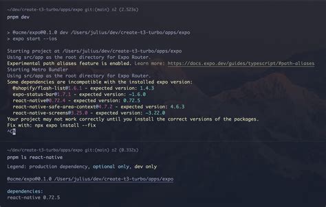 Expo Wrongly Reports Incompatible Dependencies · Issue 24765 · Expoexpo · Github