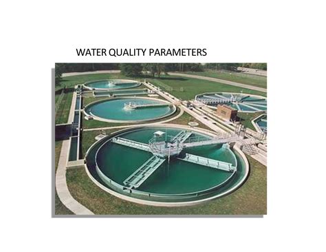 Water Quality Parameters 1 1 Pptx