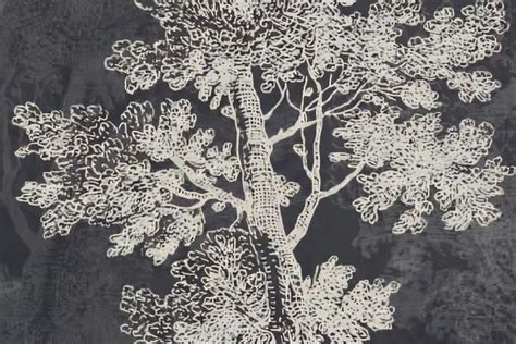 Tree Etching Wallpaper Rebel Walls