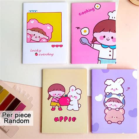 Cute Cartoon Mini Notebook Pocket Note Book Portable Journal Diary Memo