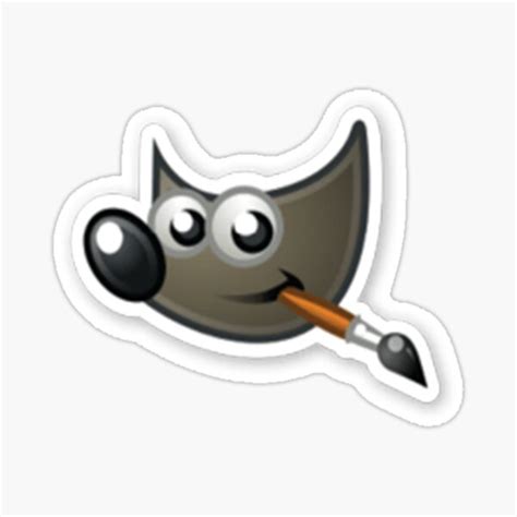 Gimp Sticker For Sale By Rimek Redbubble