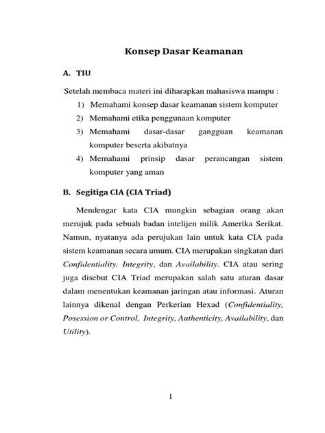 Sistem Keamanan 1 Pdf Ilmu Sosial