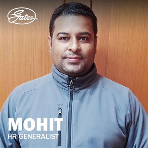 Gates Corporation On Linkedin Meet Mohit He Has Been Working At Gates