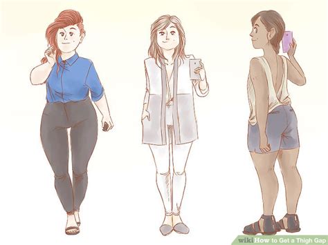 How To Get A Thigh Gap With Pictures Wikihow
