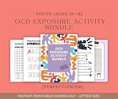 Youth Ocd Exposure Bundle Perfectionism Digital Download Exposure