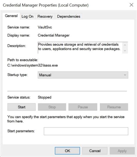 Fix Credential Manager Error 0x80070057 In Windows 10 Technoresult